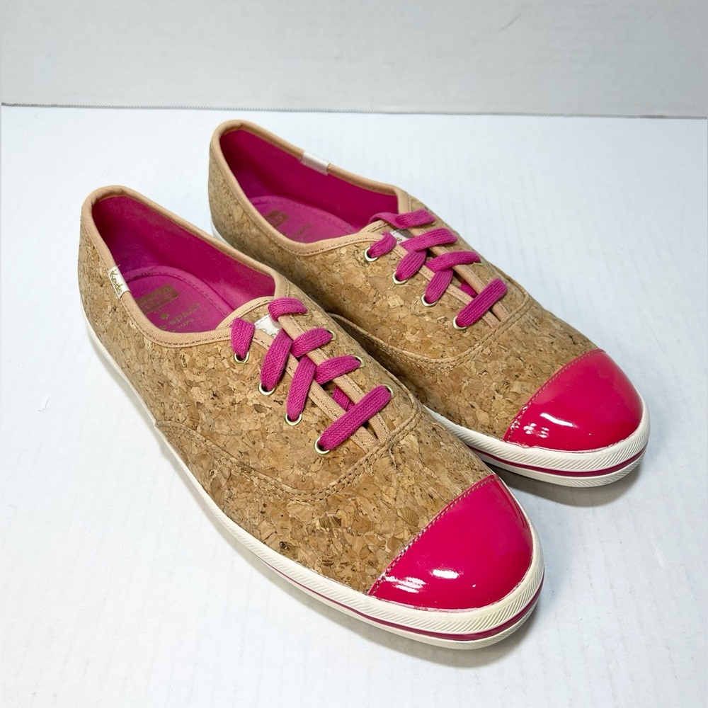 Keds Kate Spade Corkie Lipstick Pink Natural Cork Sne… - Gem